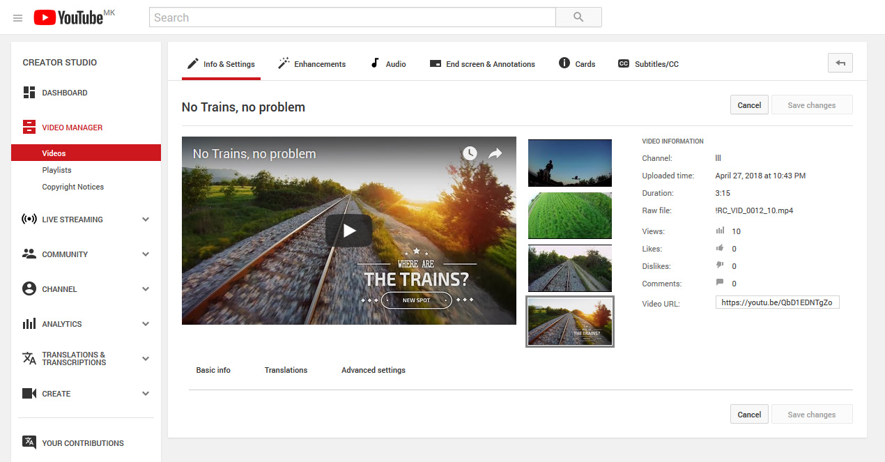 Recording and editing FPV drone video HD footage